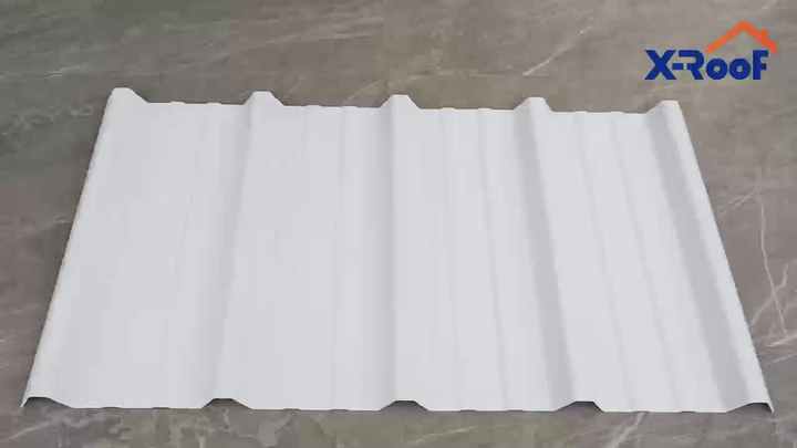 White ASa Coated PVC Roof Sheet 3-Layer Techos Para Casas Sound ...