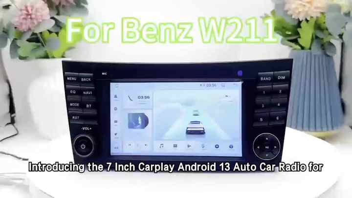 7 Inch Android Car Radio Dashboard Mercedes Benz W211 W219 W463 Built ...