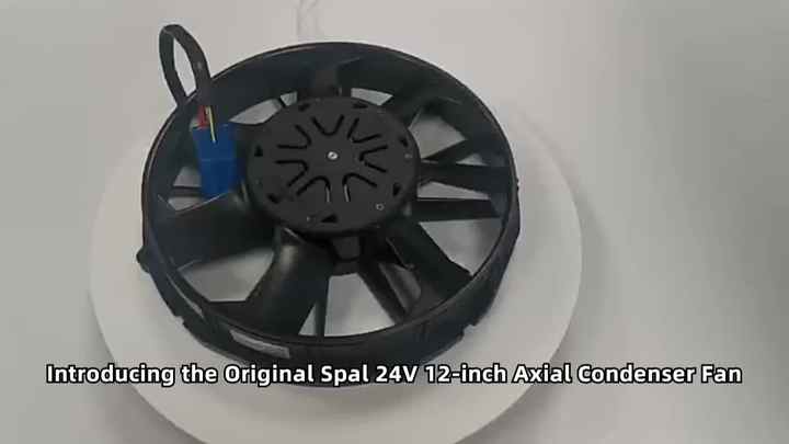 Original Spal 24V 12-Inch Axial Condenser Fan VA113-BBL504P/R ...