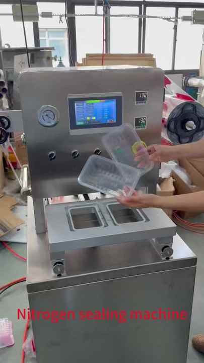Film Sealing Machine for Chicken Modified Atmosphere Fresh-keeping Box ...