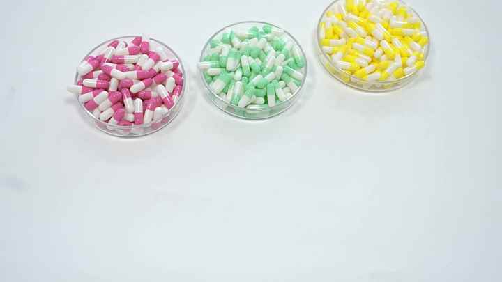 HPMC Empty Plant Capsules Fast Dissolve Edible Vegcaps Custom Color ...