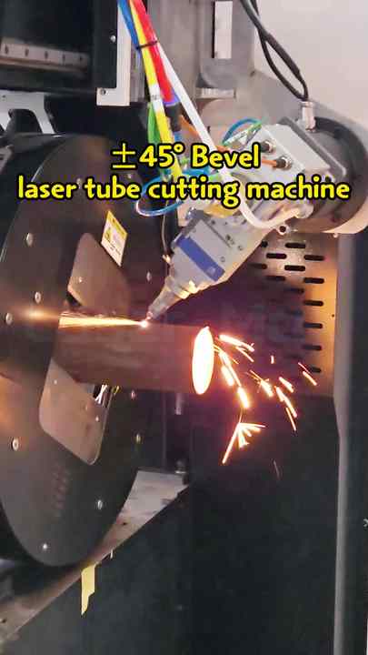 4-Chuck Laser Tube Cutter with Auto Feeder for 6m Long Pipes 10-230mm ...