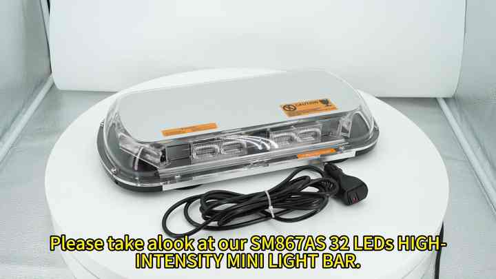New ECE R65 DC 12-24V Ambulance High Intensity Amber 3W Mini Warning ...