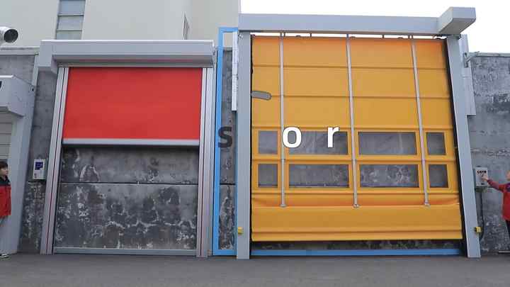 Modern PVC Electric Rolling Shutters for Workshop Waterproof Finished ...