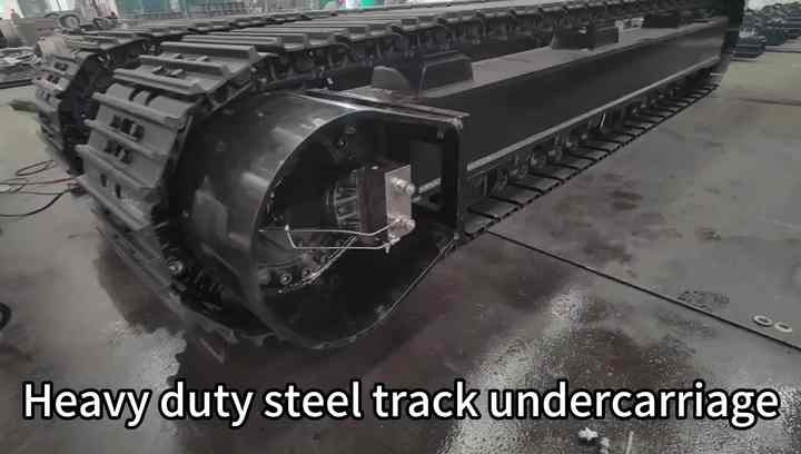 Heavy Duty 42tons Steel Track Chassis Track Undercarriage Used for ...