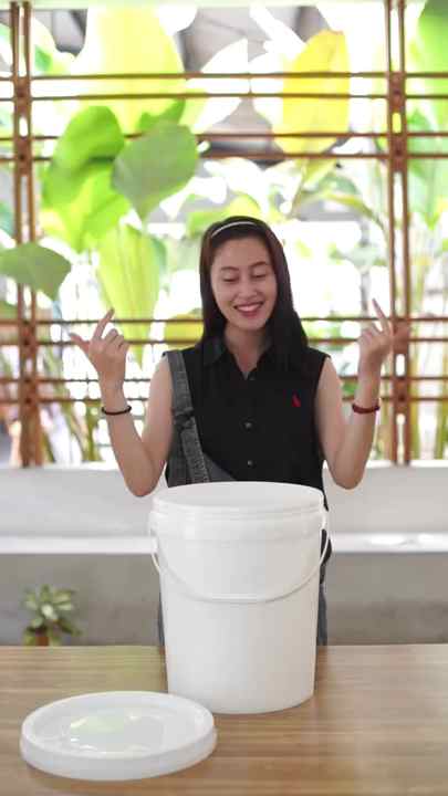 PP 22L Plastic Pail Pack Bucket - Food Grade 5 Gallon