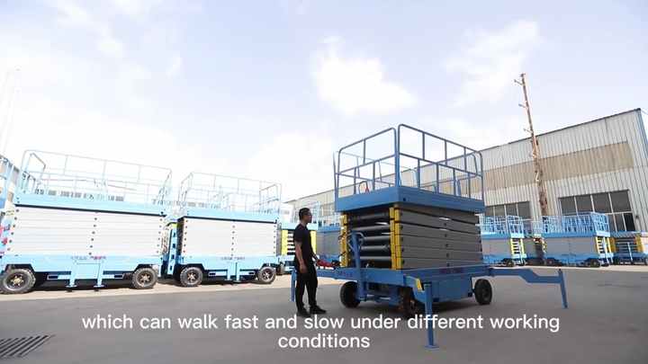 20m Aerial Skylift Self-Propelled Platform with 320KG Capacity Steel ...