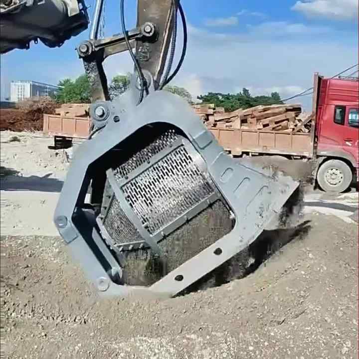 Guchuan Screening Bucket Hydraulic Screen Bucket for Stone Soil Compost ...