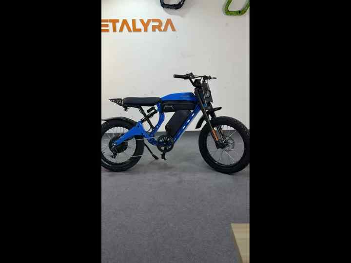 RUSH All-Terrain E-Bike with Full Hydraulic Suspension Magnesium Frame ...