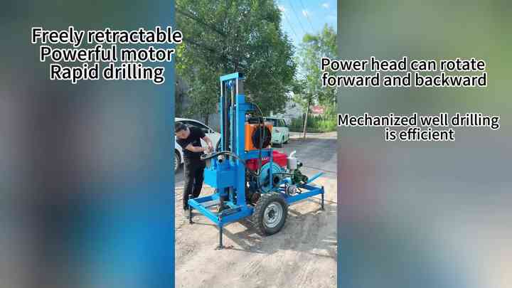 30m Small Simple Bore Hole Pneumatic Portable and Faster Water Well ...