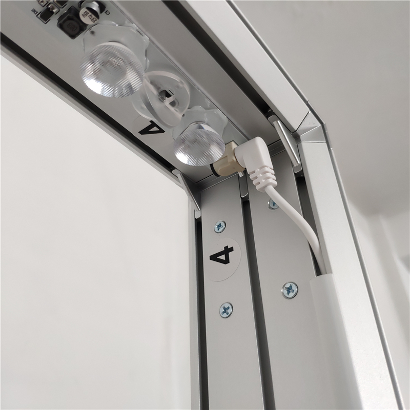 Supply Double sided Floor standing aluminum seg frame led light box ...