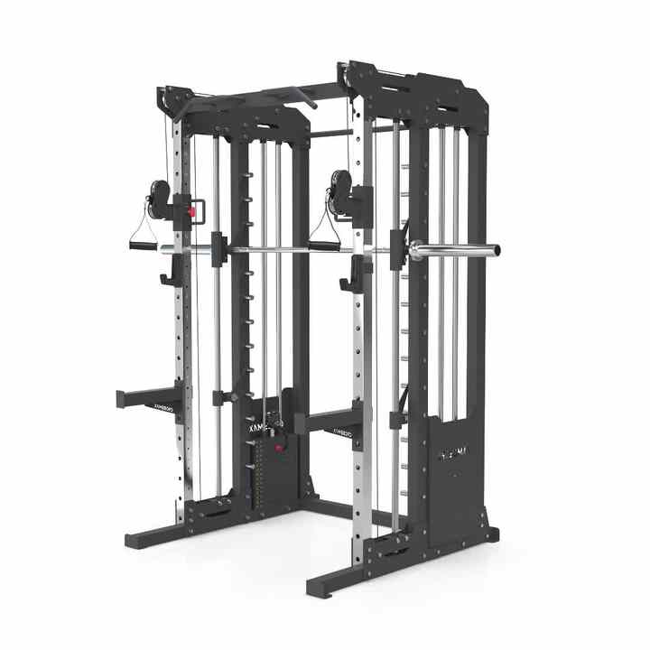 CROSSMAX All-in-One Steel Power Rack with Smith Machine | Commercial ...