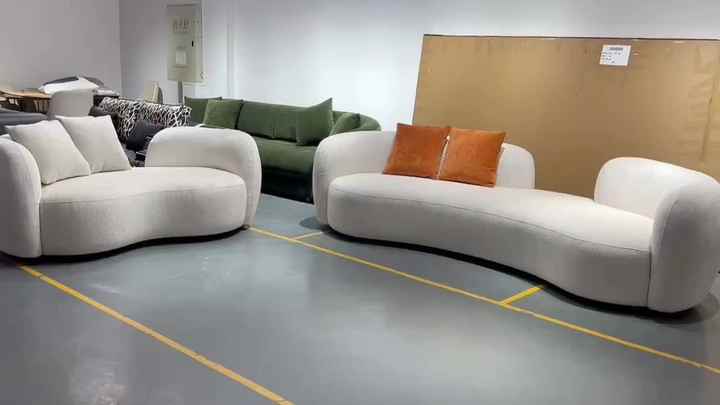 PURUO Modern Nordic Sofa Set Furniture Apartment Living Room for Hotel ...
