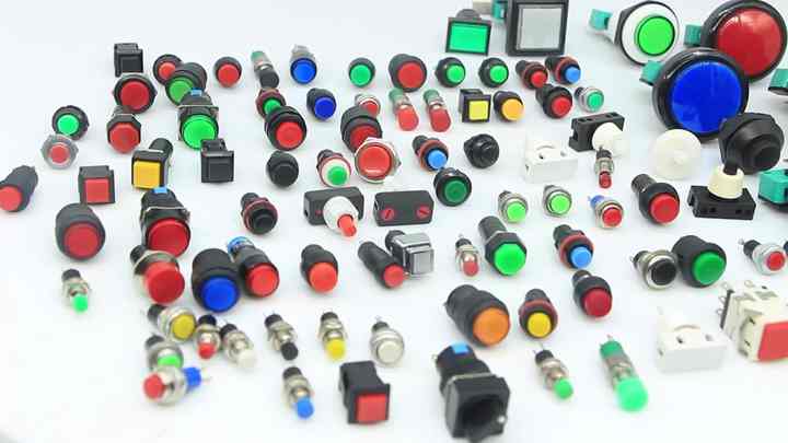 Factory Supply ABILKEEN Spherical Convex Surface Button Type OFF-ON ...