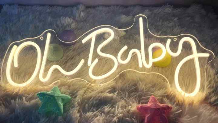 Oh Baby Led Sign 5V USB Powered Oh Baby Neon Sign Gender Reveal ...