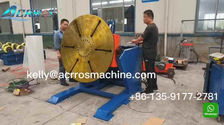 Welding Positioner Rotary Table - 2tonne Automatic Flange Welding
