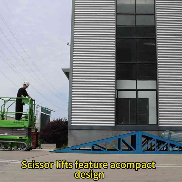 14m Self-Propelled Electric Scissor Lift with CE High Reach Hydraulic ...