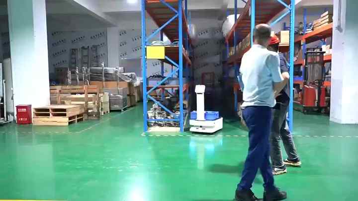 AGV Robot Automated Guided Vehicle / Warehouse AGV/ Unmanned Forklift ...