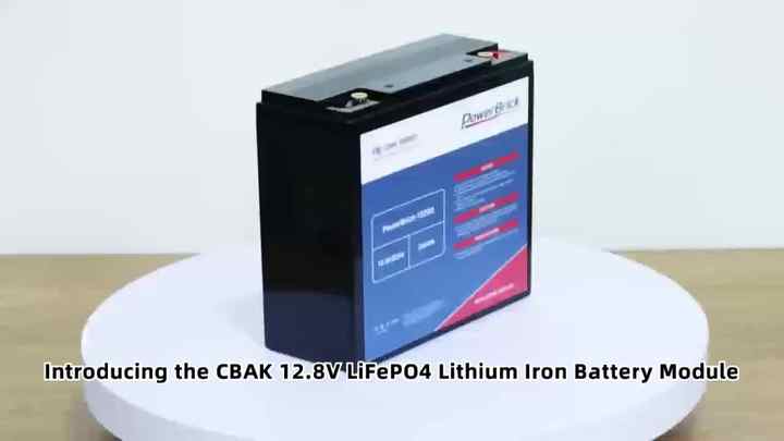 CBAK Grade a 12.8V 75Ah LiFePO4 Battery Module 2000 Cycles IP56 High ...