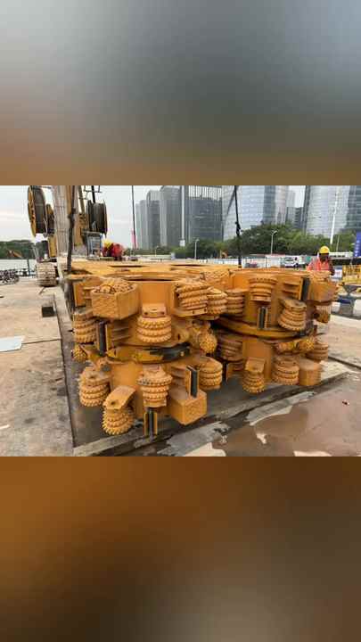 Deep Trench Excavation Diaphragm Wall Trench Cutter Machine Slurry Wall ...