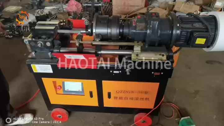Reinforcing Rebar Threader Rolling Machine Threading Roller Machine ...