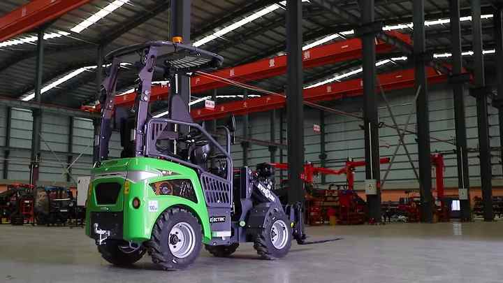 EVERUN ER08E Electric Wheel Loader - High Efficiency & Durability