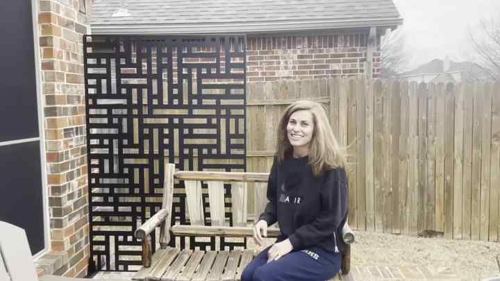 Modern Laser Cut Metal Room Divider Indoor/Outdoor Corten Steel Privacy ...