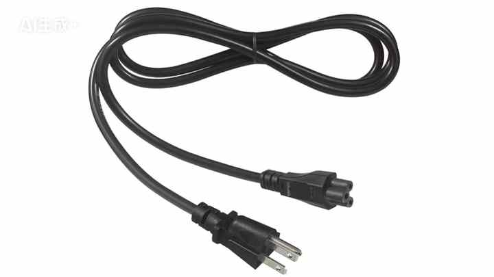 NEMA 5-15P to IEC C5 Power Cord, US 3 Prong Plug to Mouse Connector AC ...