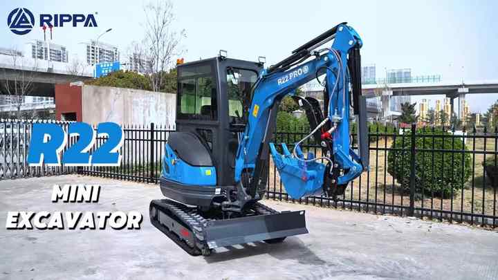 RIPPA Small Digger - Efficient Mini Excavators with Thumb Bucket