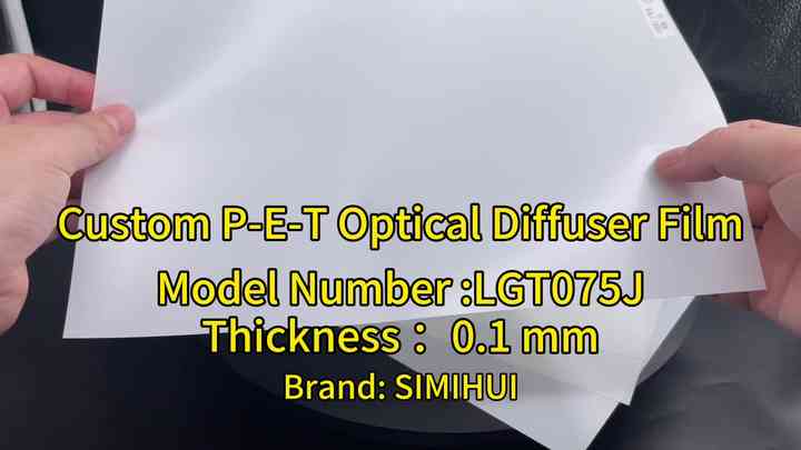 Wholesale LGT075J 0.1mm LED Light Diffuser Film Roll, Glossy Matte PVC ...