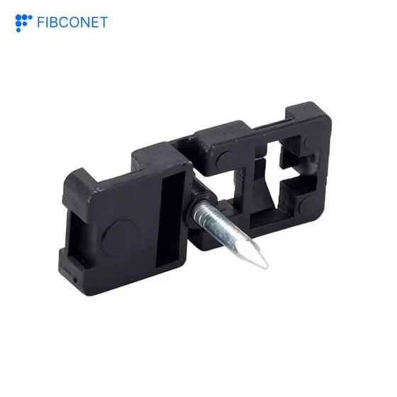 FTTH IP Compatible Fiber Optic Cable Fixing Clips with PE Steel Nails 5 ...