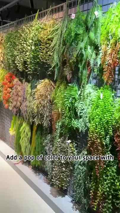 Decorative Plants - Hanging Persian Grass - Artificial Hanging Ferns ...