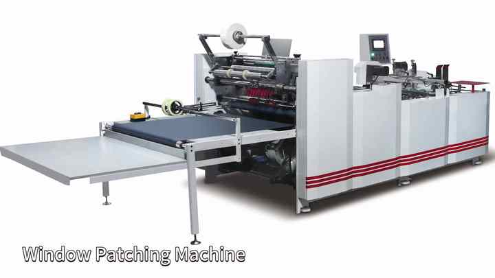 High Speed PLC Controlled Window Film Patching Machine with Motor ...