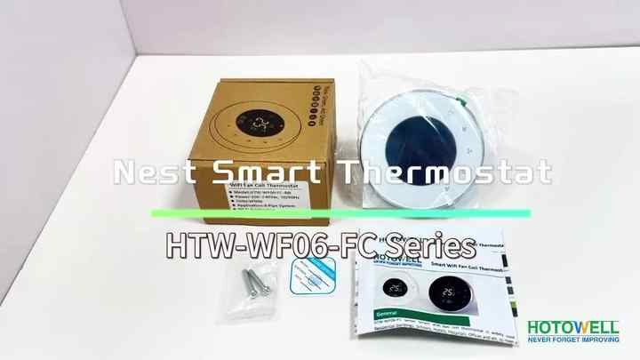 RS485 Modbus Nest Round Shape Room AC Temperature Controller