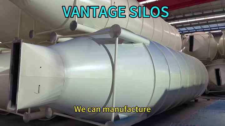 Tailored Design Silo 50-2000 Ton Gypsum Mineral Powder Tank Bolted ...