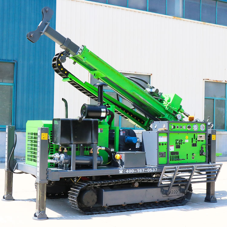Crawler Mechanical Top Drive Drilling Rig Strong Adaptability for ...