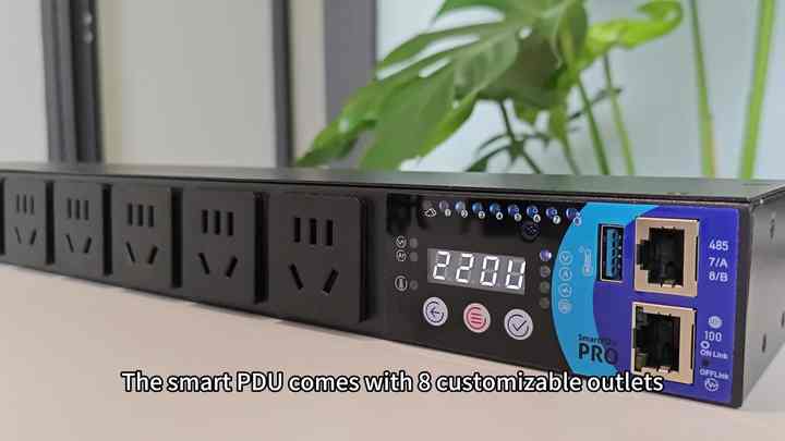 Smart PDU 120V 15A 8Port NEMA US Standard 1U RackMount PDU ...