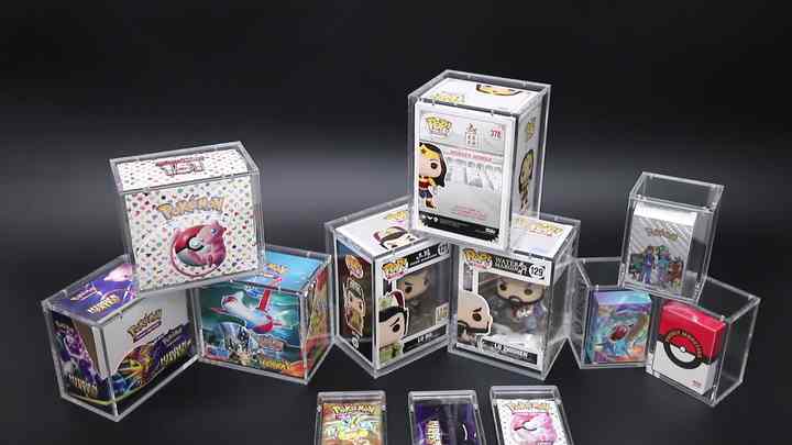 Acrylic Display Case for TCG Cards Booster Packs Collector Friendly ...