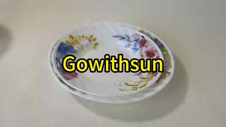 Wholesale Custom Decal Opal Glass Dinner Plates - Hot Sale In-Stock ...