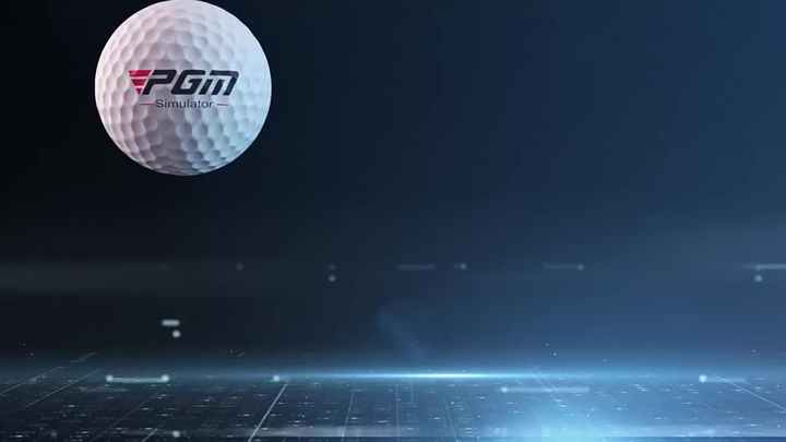 Pgm Indoor Golf Simulator With Virtual Course And Launch Monitor System ...