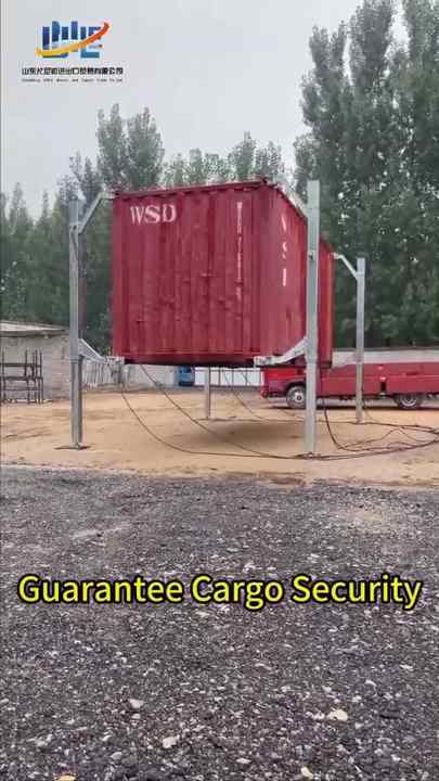 20ft 40ft Shipping container hydraulic lifting system Outdoor Shipping ...