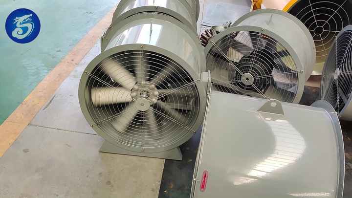 Free Standing Pneumatic Explosion-proof Fan Using Explosion-proof ...