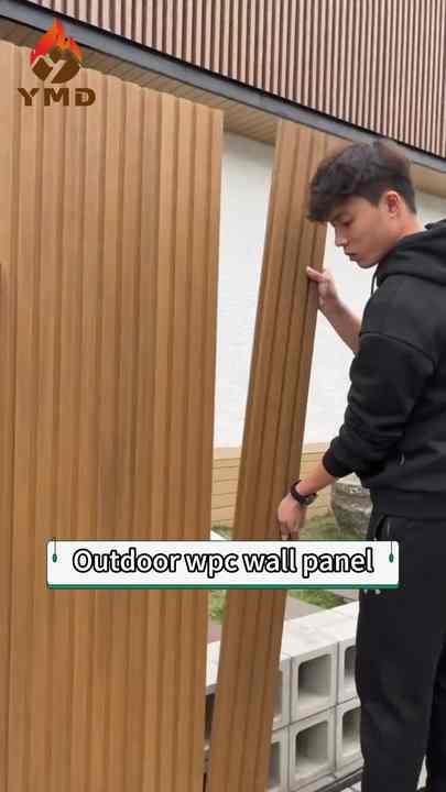 PVC WPC Wall Panels Stripes & Plaid Waterproof Outdoor Household Wall ...