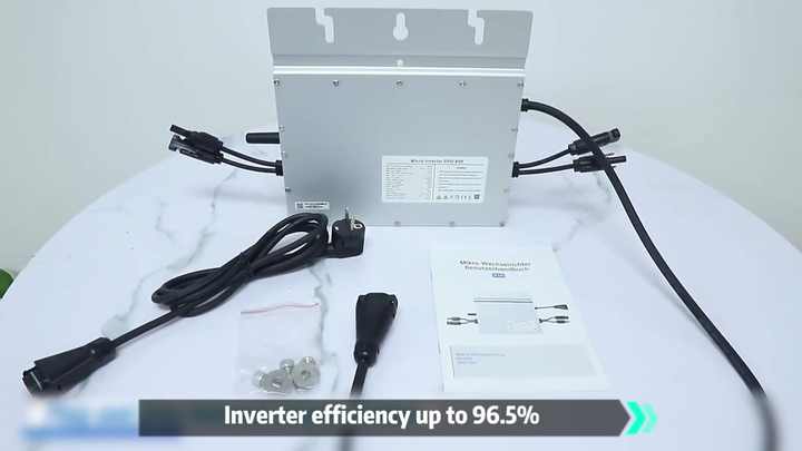 SPD 800W Solar Micro Inverter - VDE Certified MPPT Pure Sine Grid, IP67 ...