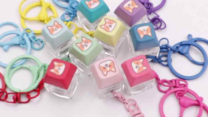 Custom Design Keycap Fidget Keychain - Eco-Friendly Stress Relief Toy ...
