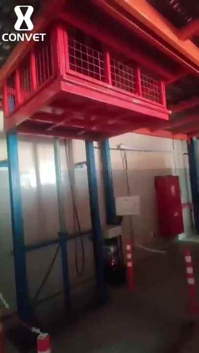 Indoor Warehouse Lift Small Hydraulic Lifting Platform Cargo Lifting ...