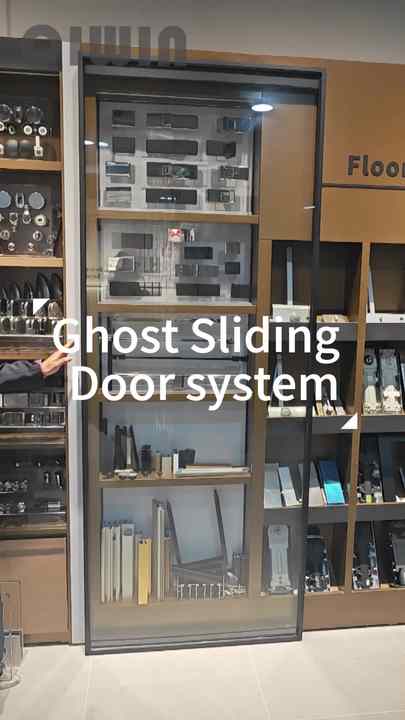 Ghost Sliding Door System with Soft Closing for 8mm Glass Interior ...