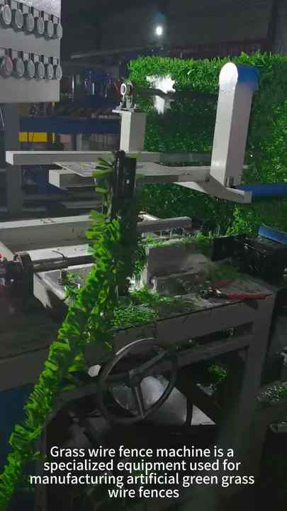 High Speed Fully Automatic Grass Wire Fence Weaving Machine