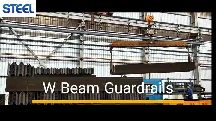 Hot Dip Galvanizing W Beam Traffic Guardrail Cost-Effective Steel ...