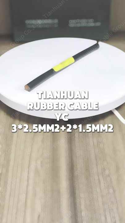YC Industrial Electric Cable with Copper Conductor Durable Rubber ...
